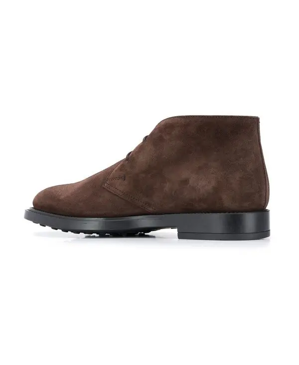 TOD'S Desert Almond-toe Ankle Boots