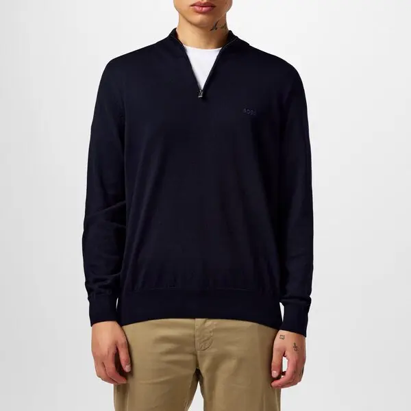 Hugo Boss Minimalist High-quality Half-zip Sweater