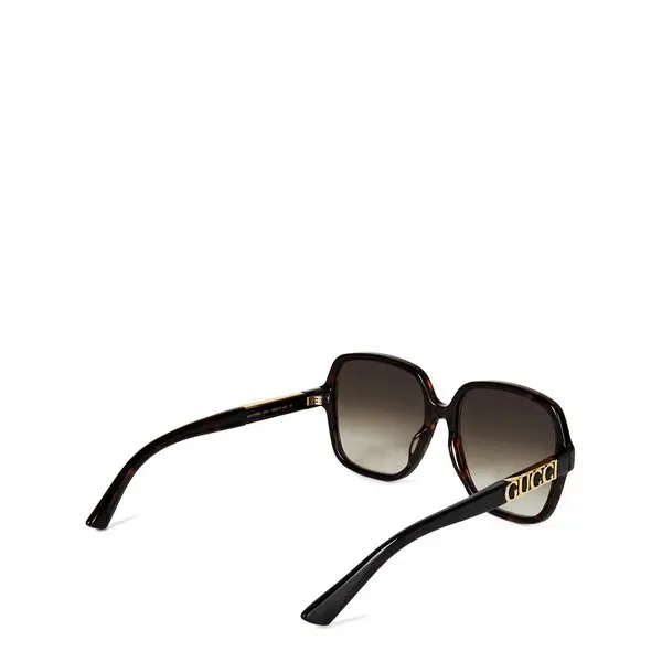 Gucci Oversized Rectangle Sunglasses With Logo Detail