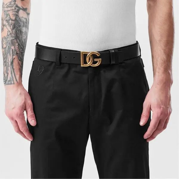 Dolce & Gabbana Logo Buckle Belt