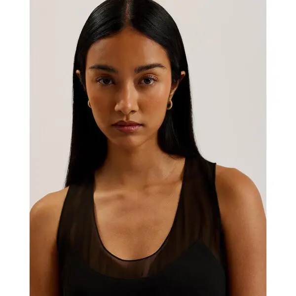 Michael Kors Mesh Layered Sleeveless Top