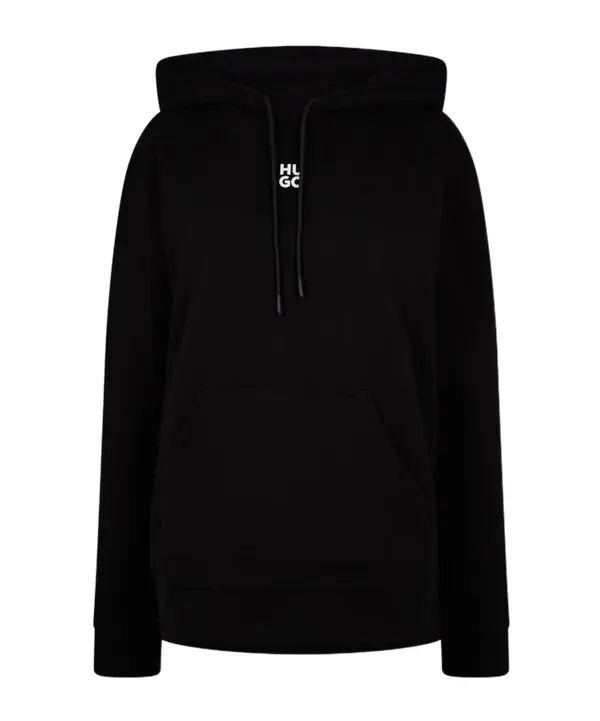 Hugo Boss Stack Logo Over The Head Hoodie