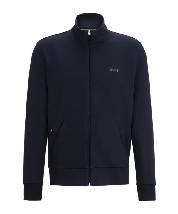Hugo Boss Skaz Full-zip Fleece Hoodie