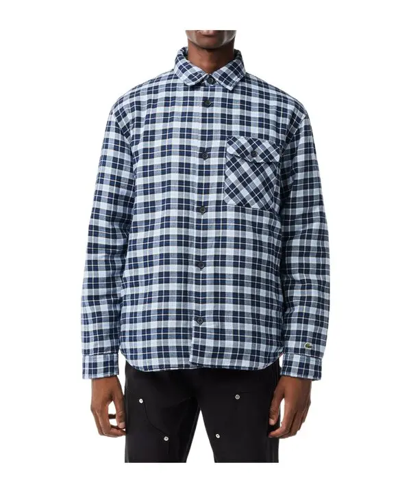 Lacoste Plaid Button-front Shirt