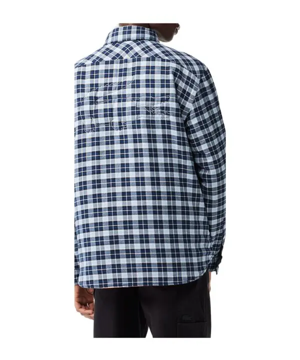 Lacoste Plaid Button-front Shirt
