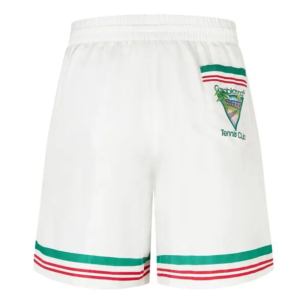 Casablanca Wide-leg Shorts With Graphic Pattern