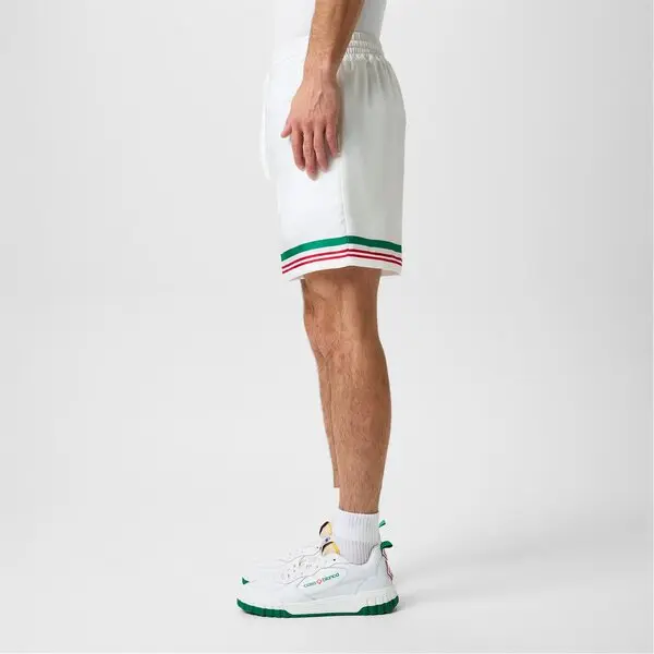 Casablanca Wide-leg Shorts With Graphic Pattern