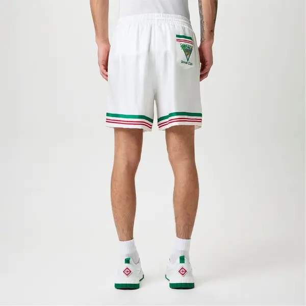 Casablanca Wide-leg Shorts With Graphic Pattern