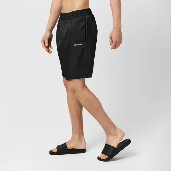 Off-White Logo Swim Trunks