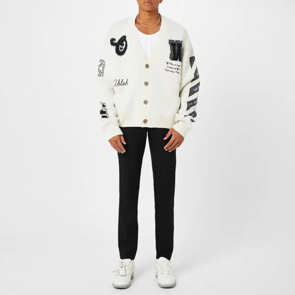 Off-White Slim-fit Cropped Pants
