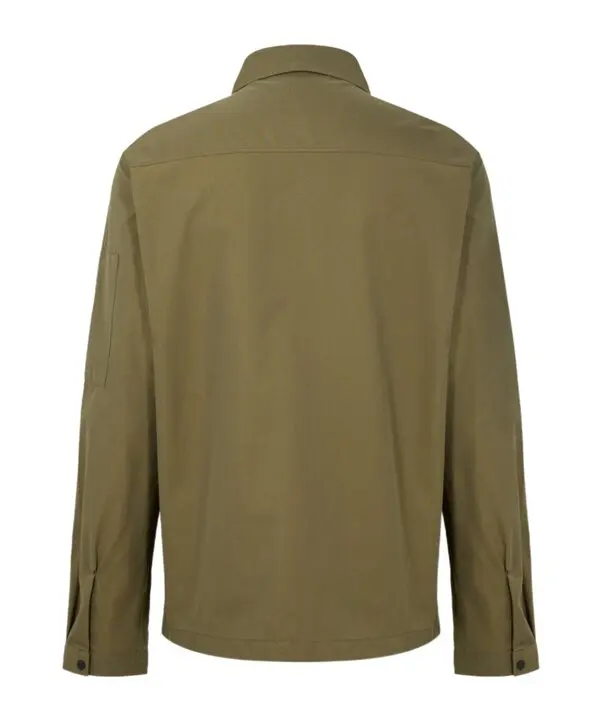 Hugo Boss Hugo Emmond Cotton Long Sleeve Zip Overshirt