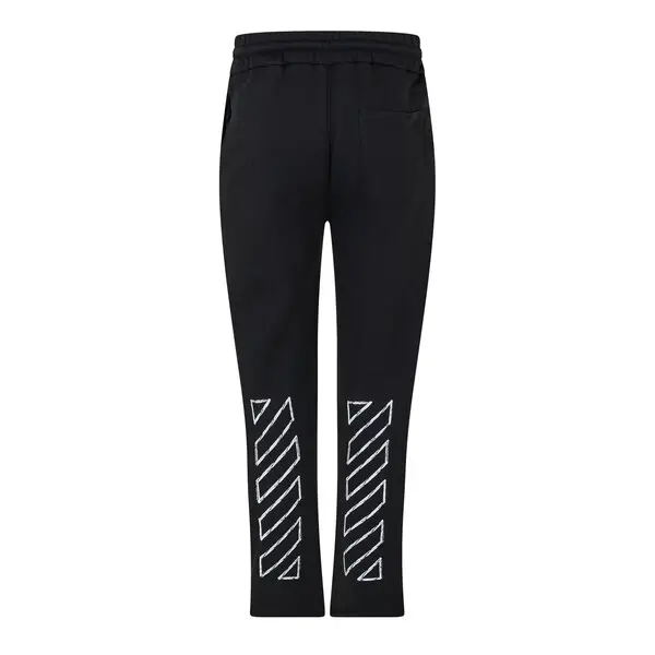 Off-White Twill Sweatpants - Black