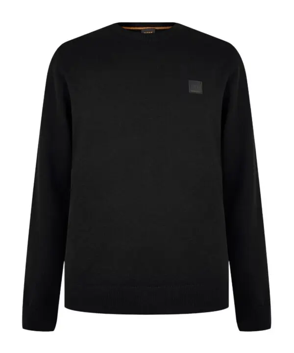 Hugo Boss Hugo Long Sleeve Crew Neck Jumper - Black