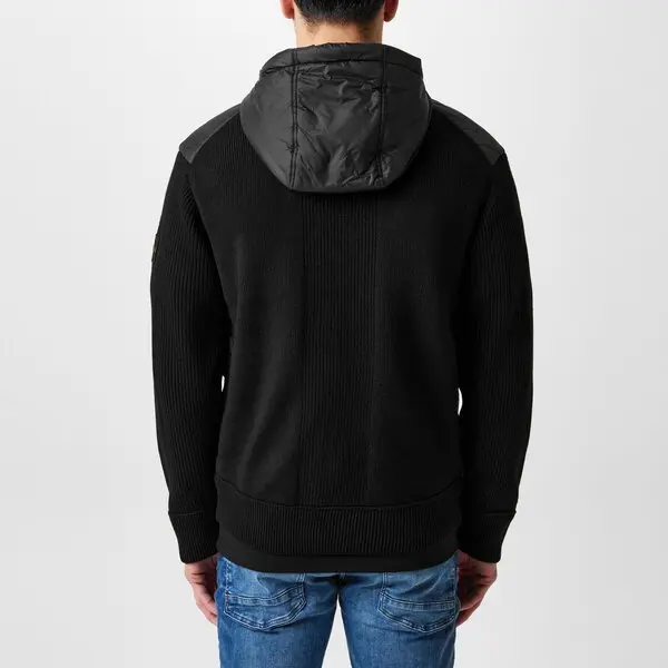 Hugo Boss Color-blocked Hooded Jacket