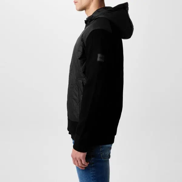 Hugo Boss Color-blocked Hooded Jacket