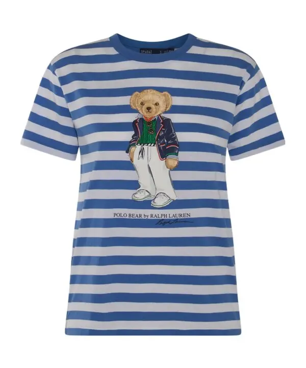 Polo Ralph Lauren Polo Bear Striped T-shirt - Gray