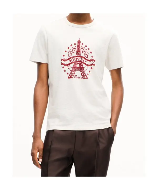 Kenzo Eiffel Tower Design Slim T-shirt
