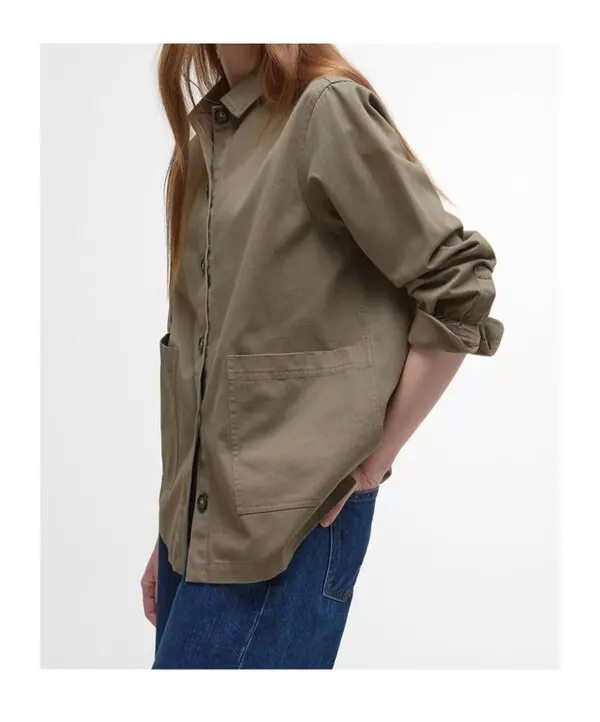 Barbour Lapel Long Sleeve Casual Jacket