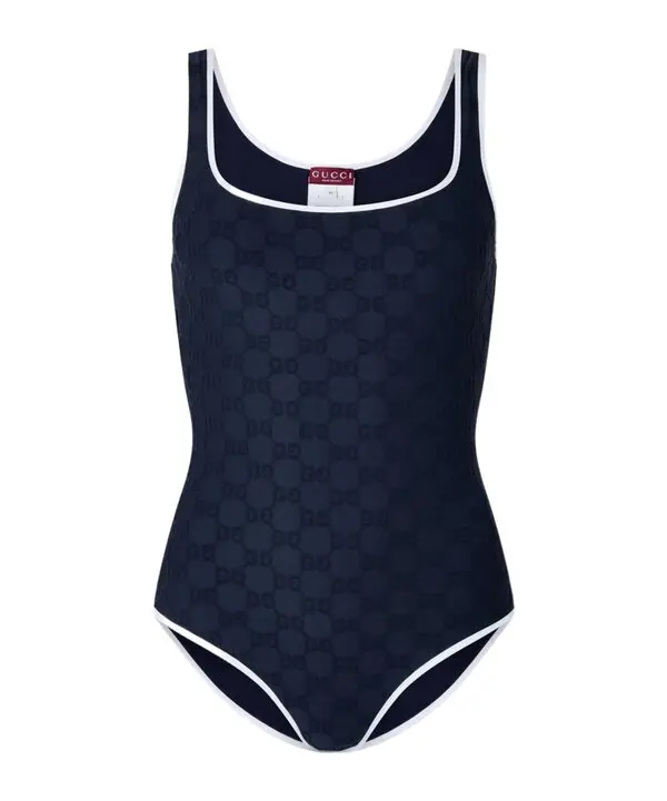 Gucci Gg Terrycloth One-piece Swimsuit