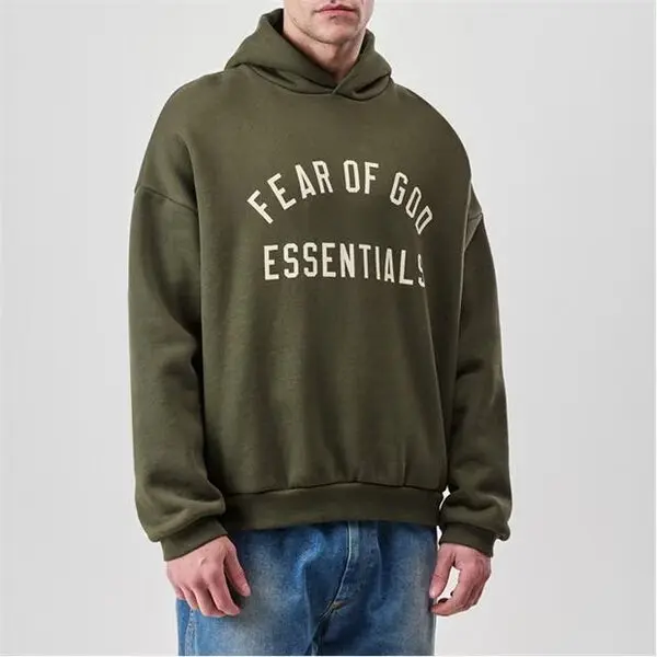 Fear Of God Logo Hooded Sweatshirt