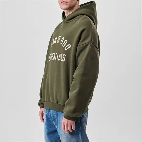 Fear Of God Logo Hooded Sweatshirt