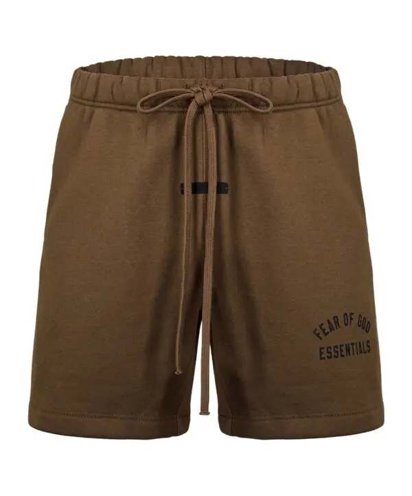 Fear Of God Logo Print Drawstring Shorts