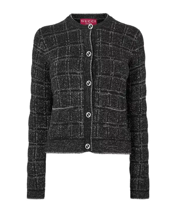 Gucci Gg Cardigan - Black