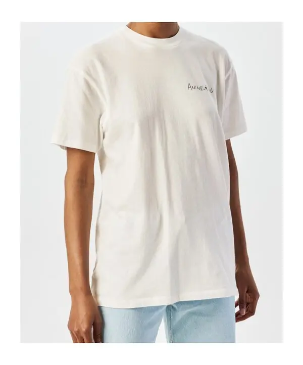 ANINE BING Round Neck Short Sleeve T-shirt
