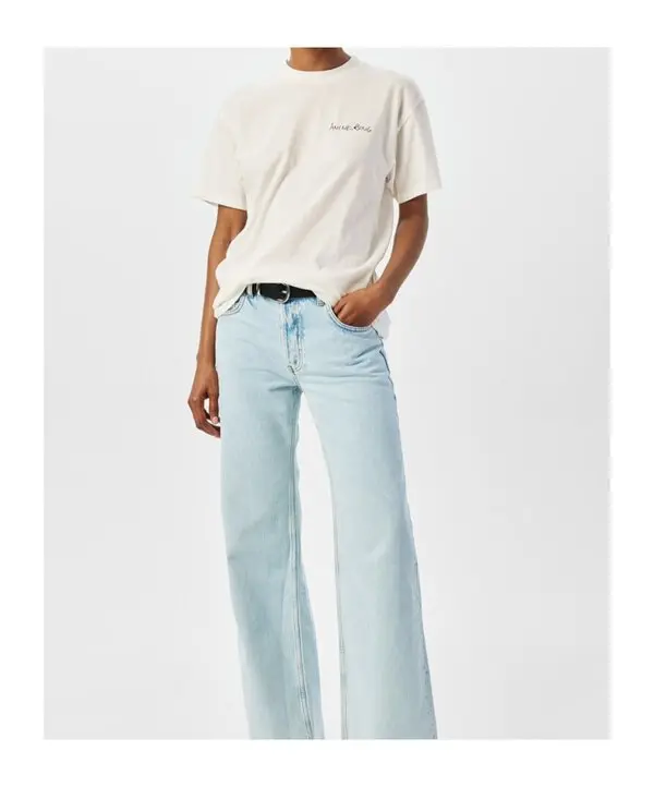 ANINE BING Round Neck Short Sleeve T-shirt