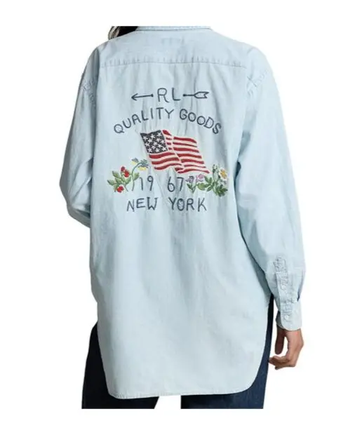Polo Ralph Lauren Embroidered Long Sleeve Shirt