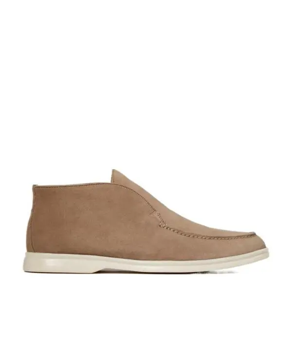 Loro Piana Open Walk Ankle Boots - Sandstone