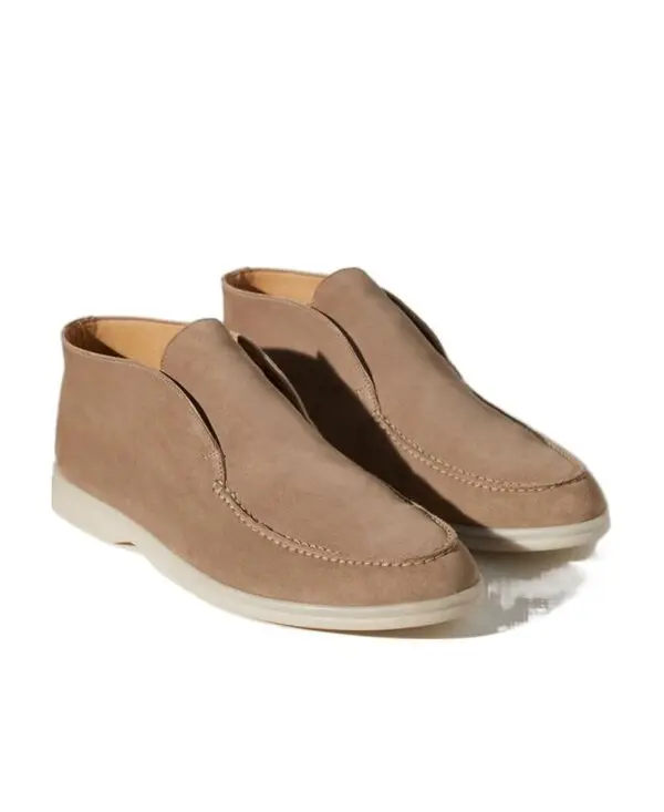 Loro Piana Open Walk Ankle Boots - Sandstone