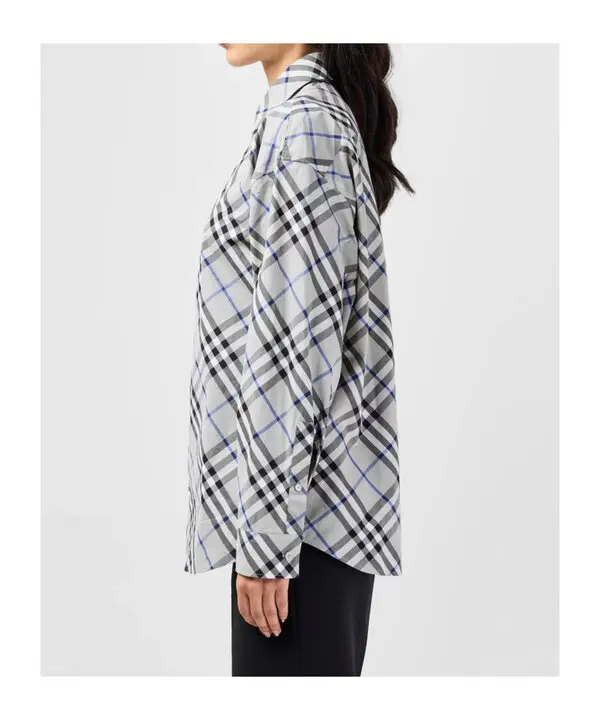Burberry Plaid Long-sleeve Shirt