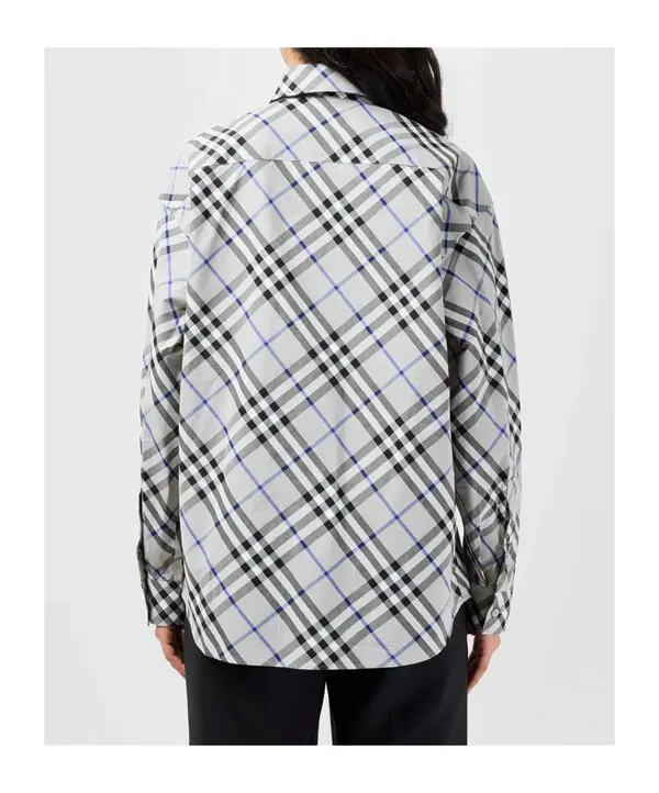 Burberry Plaid Long-sleeve Shirt