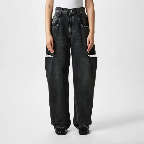 MAISON MARGIELA Belt-lined Denim Trousers