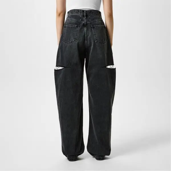 MAISON MARGIELA Belt-lined Denim Trousers