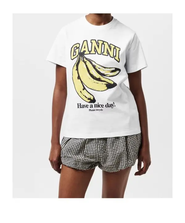 GANNI Printed T-shirt