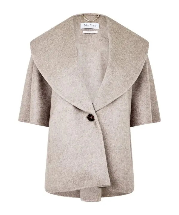 Max Mara Shawl Collar Cape