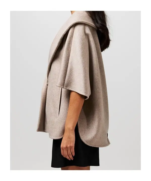 Max Mara Shawl Collar Cape