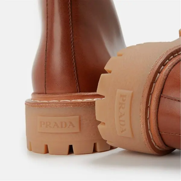Prada Lace-up Ankle Boots