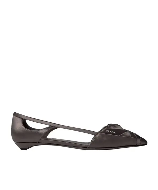 Prada Rose Ballet Shoes