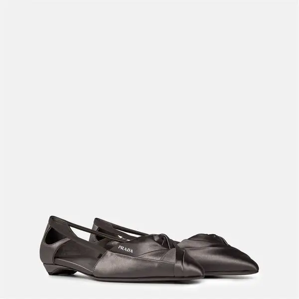 Prada Rose Ballet Shoes