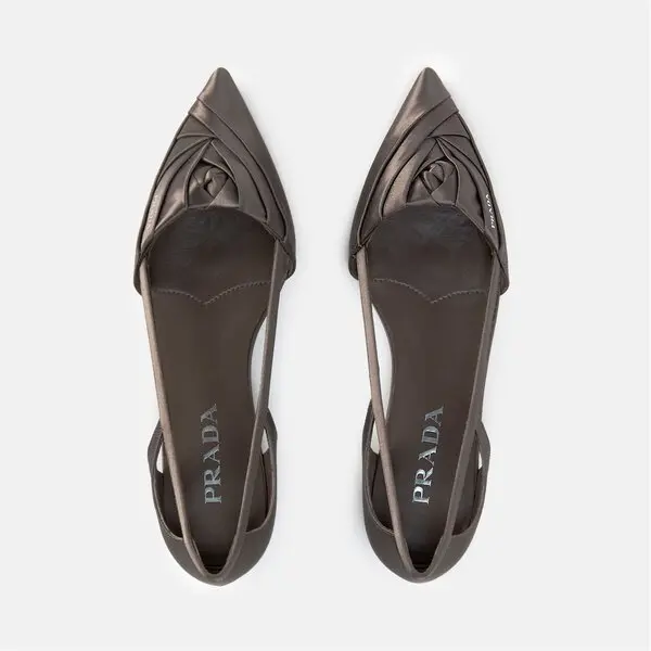 Prada Rose Ballet Shoes