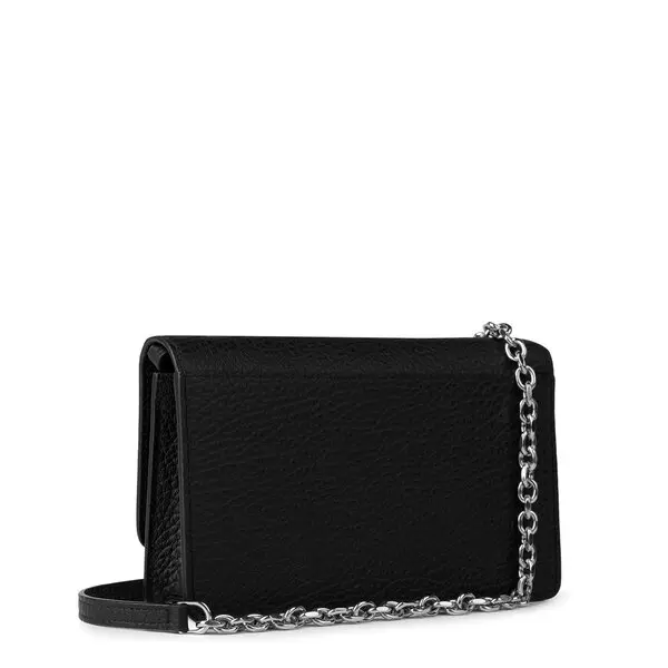 MAISON MARGIELA Logo Shoulder Bag - Black