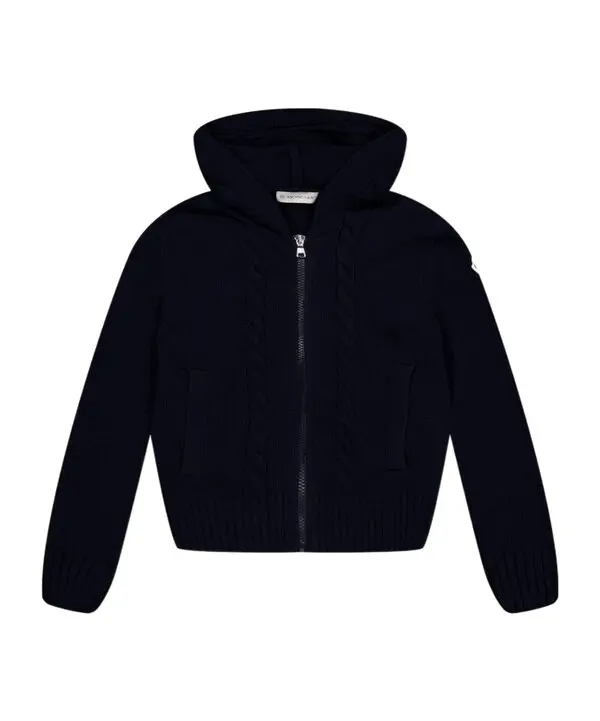 Moncler Hooded Zippered Sweater