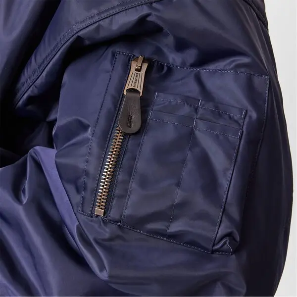 Balenciaga Zipper Long Sleeve Cotton Coat