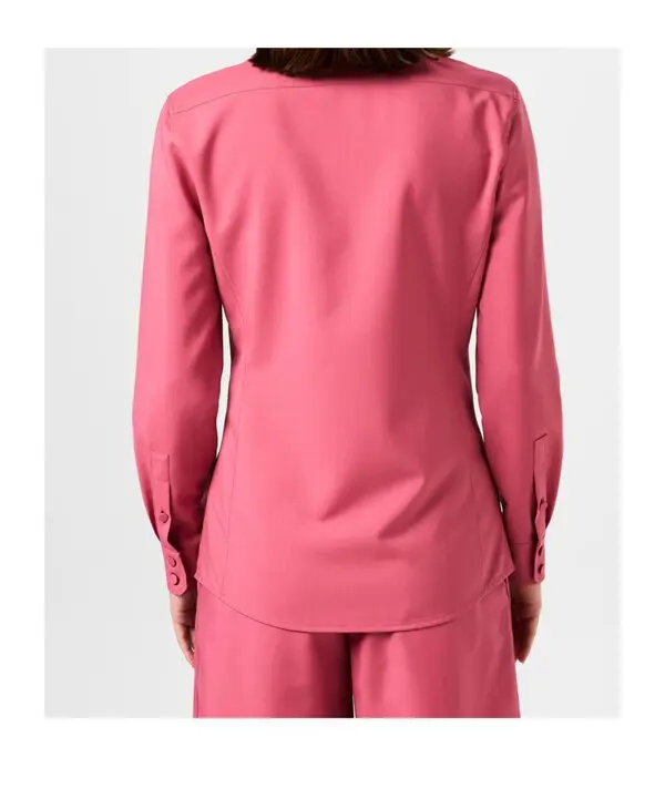 Gucci Mohair Shirt With Embroidered Logo - Red