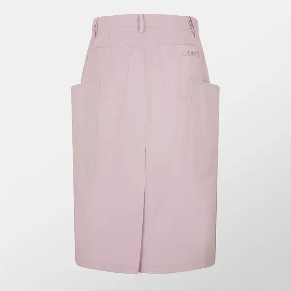 Gucci Canvas Midi Skirt