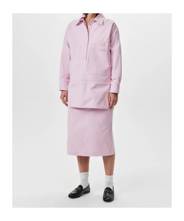 Gucci Canvas Midi Skirt