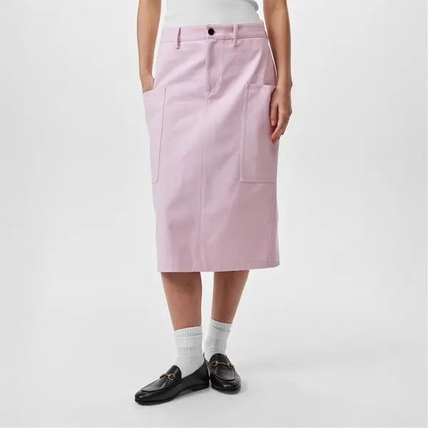 Gucci Canvas Midi Skirt
